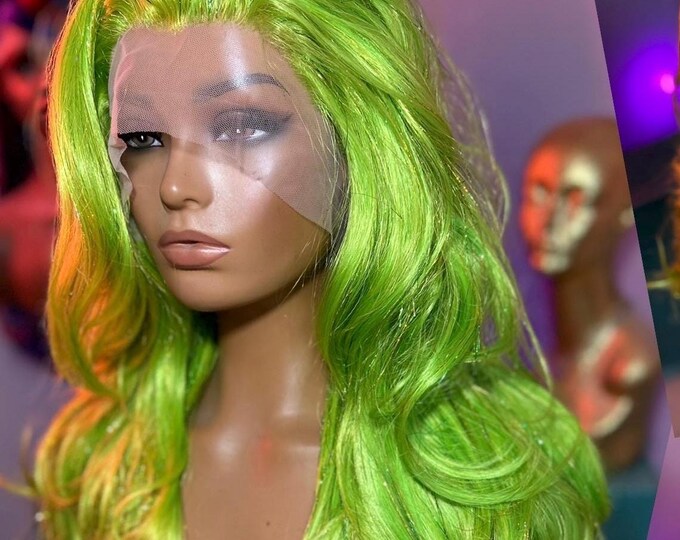 Tinsel Beetle Juice Green Lacefront - Etsy
