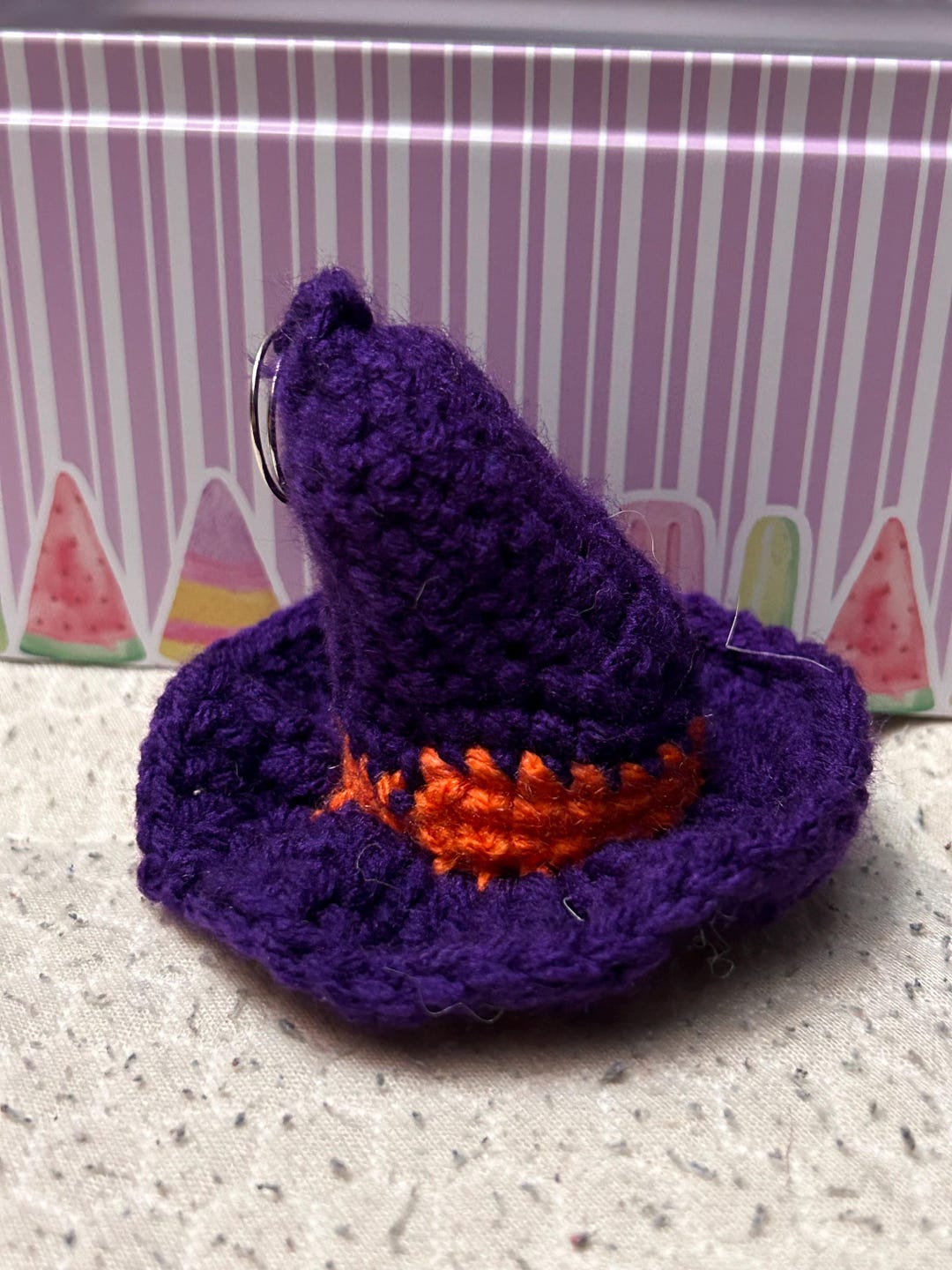 Witch Hat Keychain - Etsy
