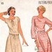 Vogue Sewing Pattern for Dress - Vogue 9182 - Bust 36 to 44 - Sizes 14 ...