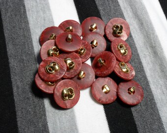 Maroon buttons | Etsy