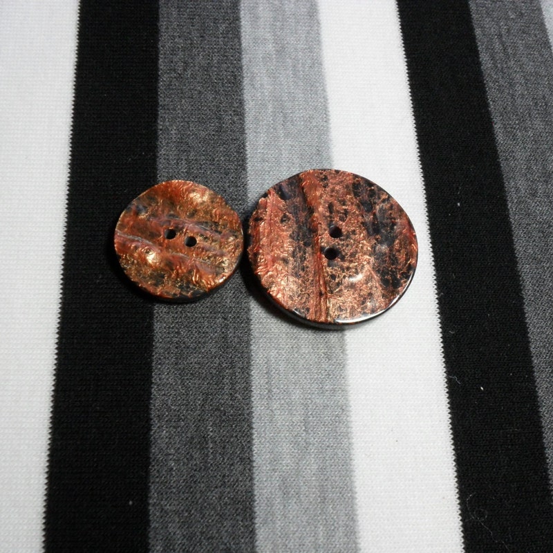 Copper Buttons - Etsy