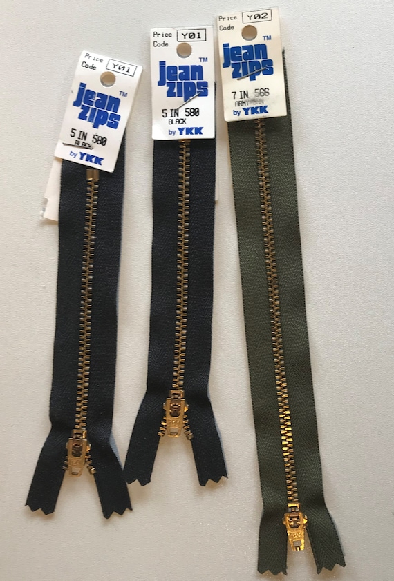 Vintage Jean Zippers | Etsy