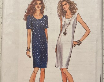 Uncut Simplicity Sewing Pattern 2421 EASY Strap Sundress in 2 Lengths W ...