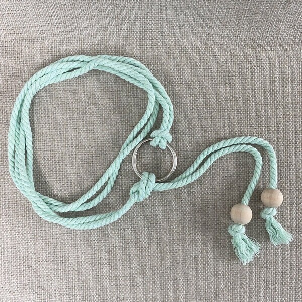 Leather Tie Belt - Etsy