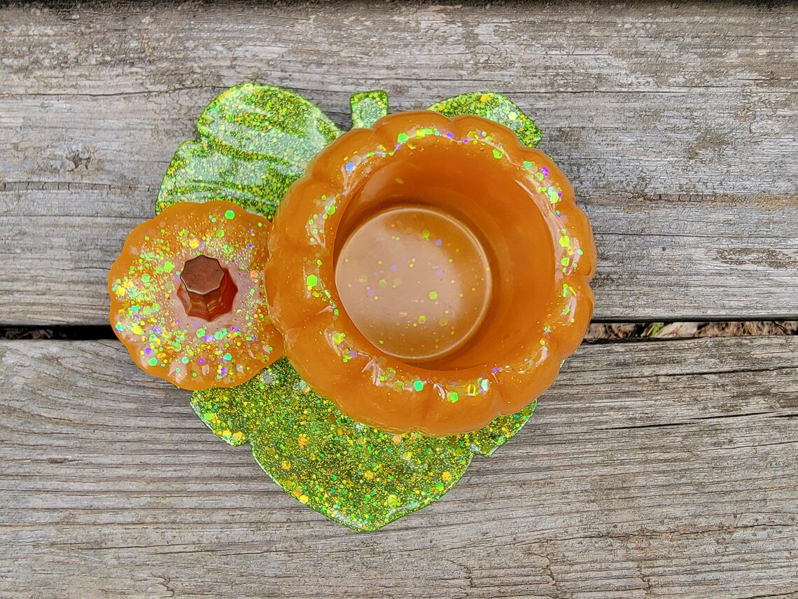 Orange Pumpkin Candy Jewelry Box - Etsy