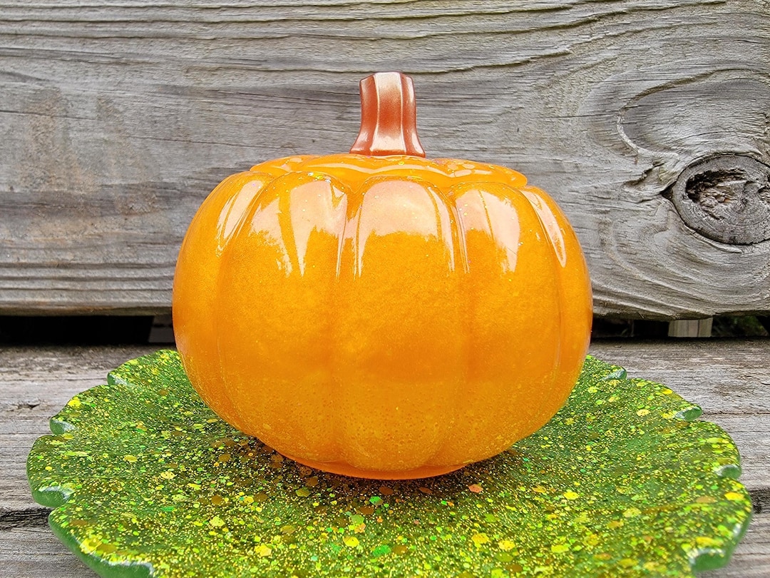 Orange Pumpkin Candy Jewelry Box - Etsy