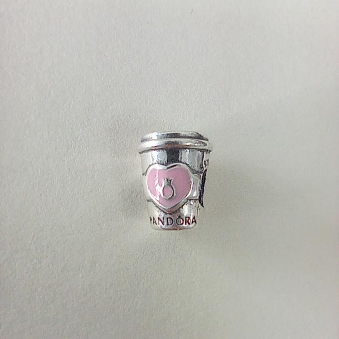 Silver PANDORA Drink to Go Coffee Cup Charm - Etsy
