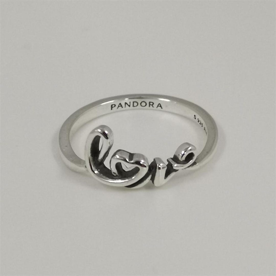 Pandora Handwritten Love Ring - Etsy