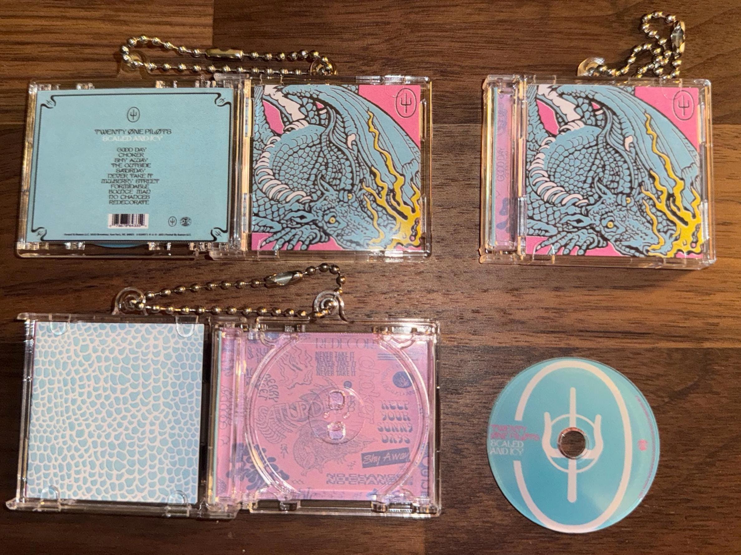 Twenty One Pilots NFC CD (mini) Album Keychains - Etsy