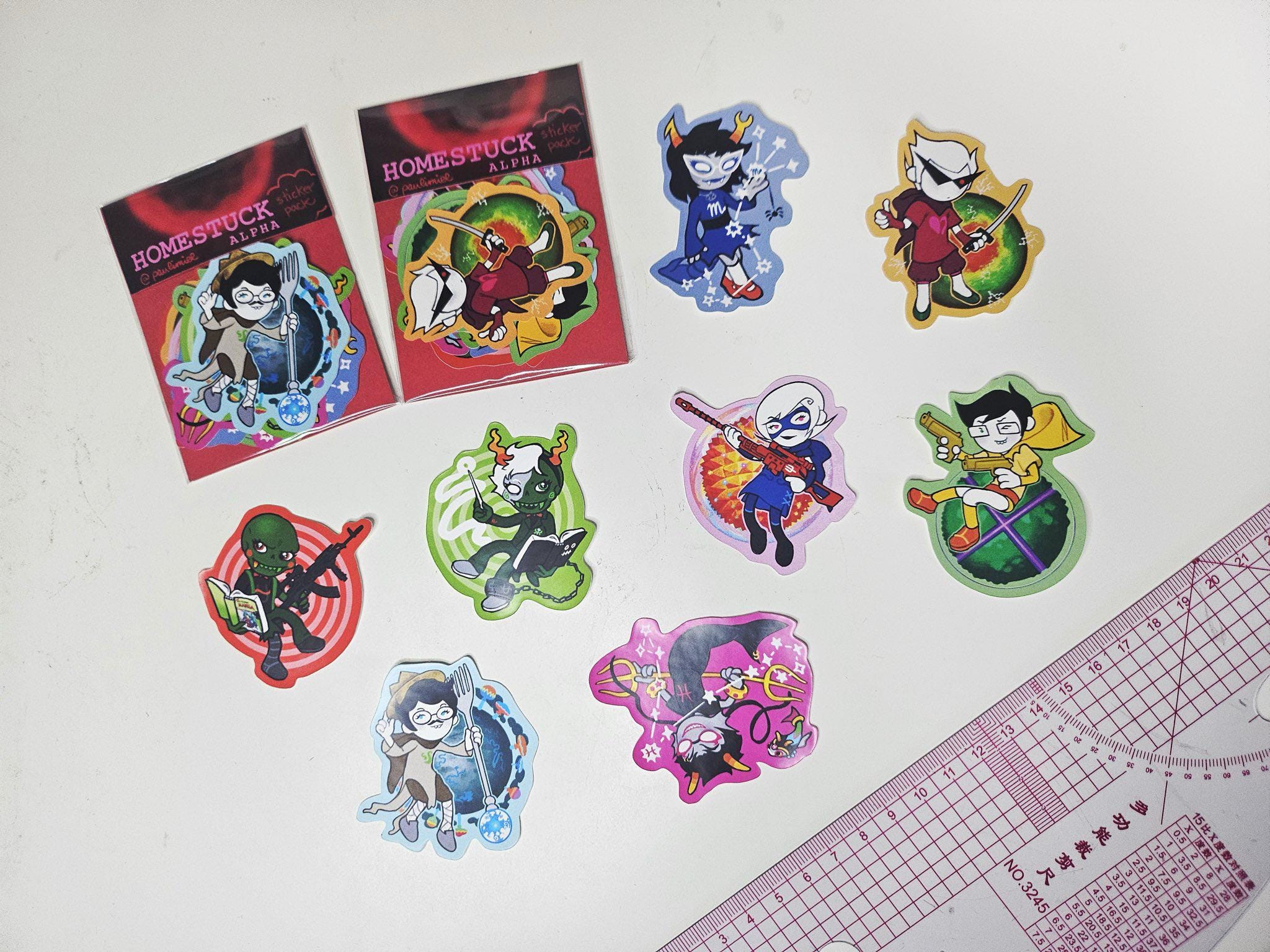 Homestuck: Alpha Kids Sticker Pack - Etsy