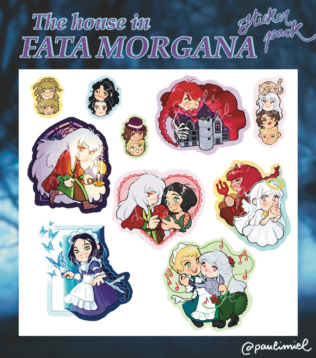 The House in Fata Morgana: Sticker Pack - Etsy
