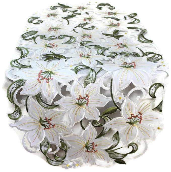 Table Runner, Dresser Scarf, Table Cloth, Place Mat, or Doily With ...
