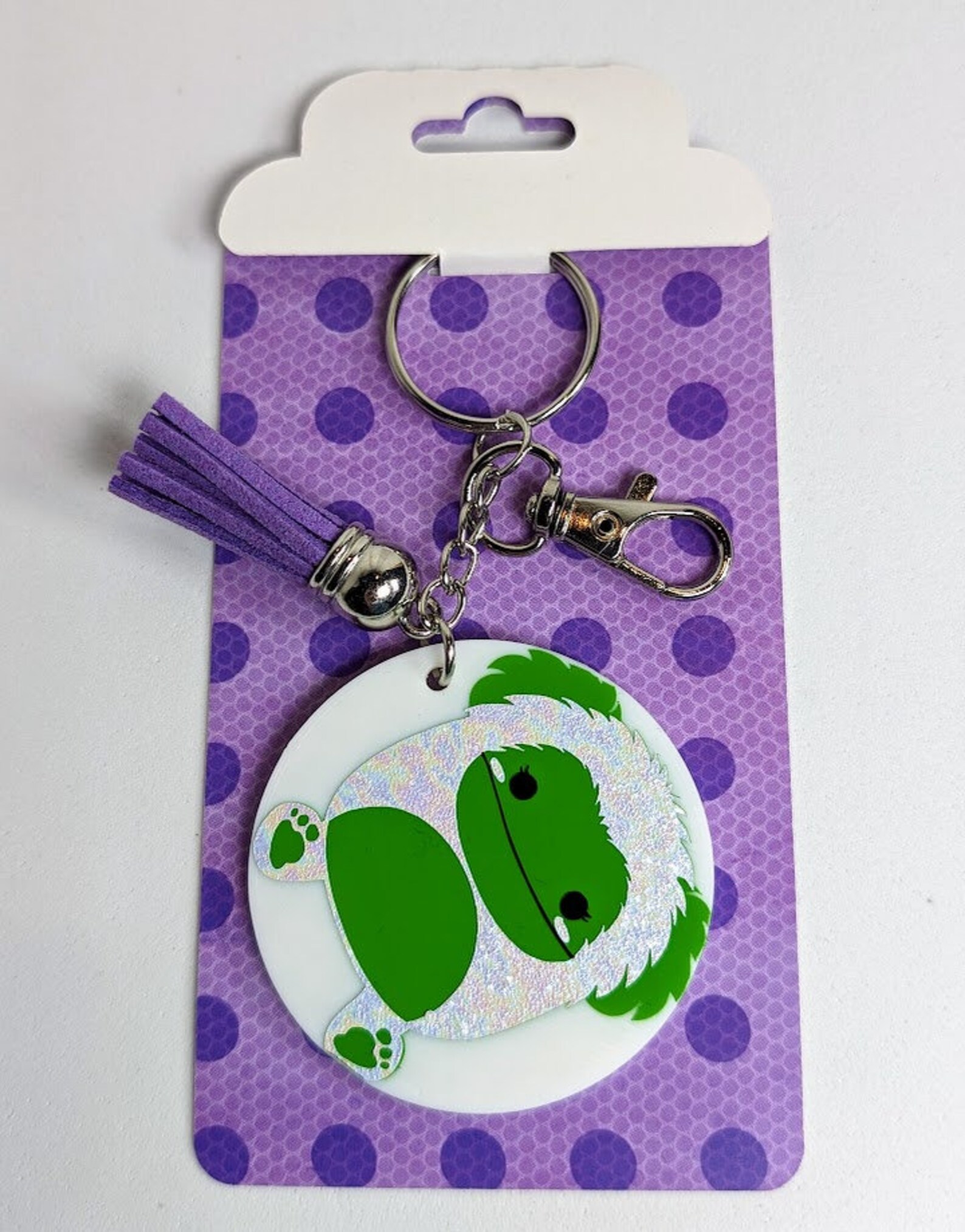 Iridescent Green Sasquatch Squish Keychain - Etsy