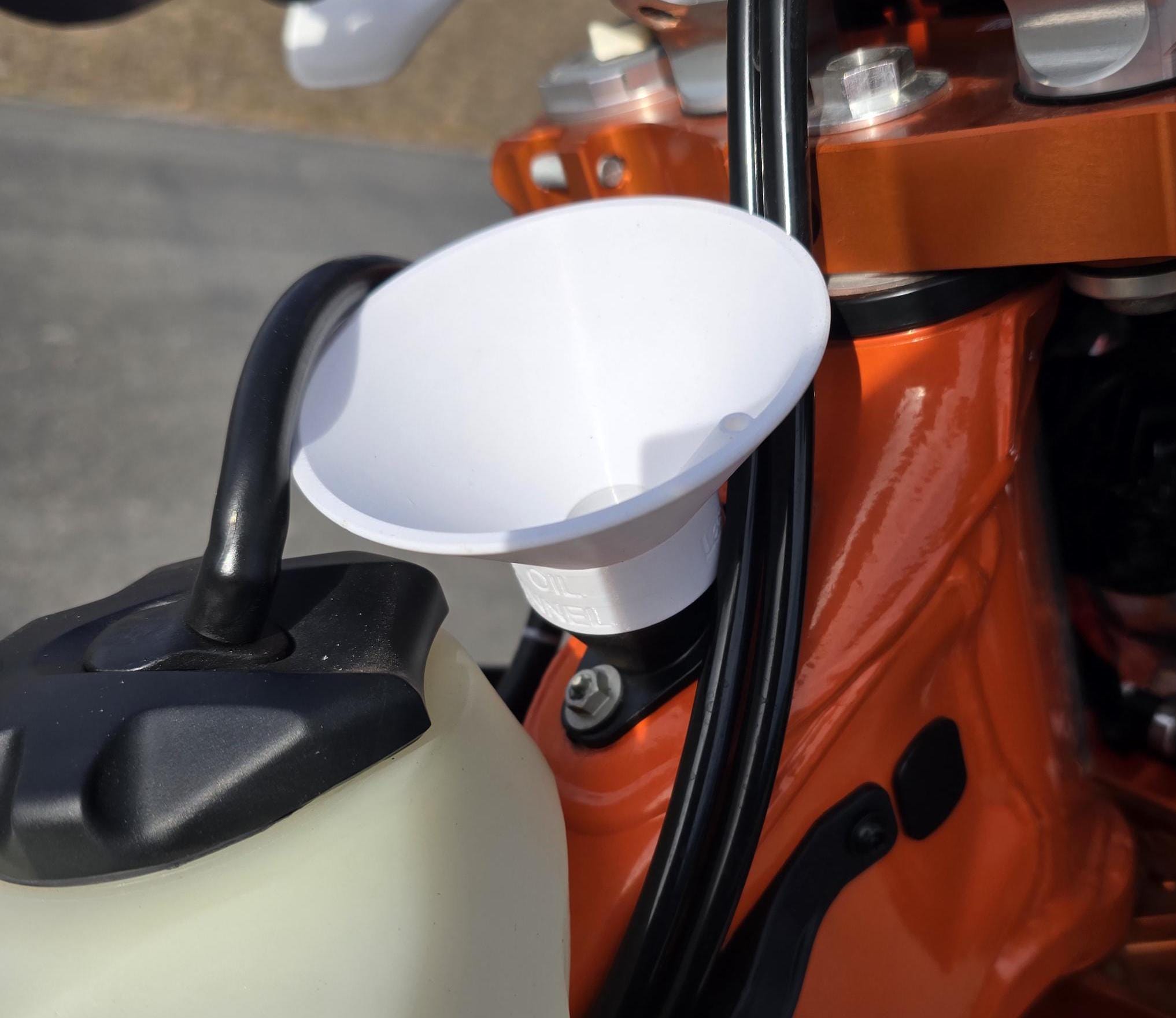 Two Stroke Oil Funnel Made for KTM, Husqvarna, Gas Gas Dirt Bikes. - Etsy