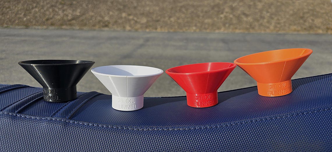 Two Stroke Oil Funnel Made for KTM, Husqvarna, Gas Gas Dirt Bikes. - Etsy