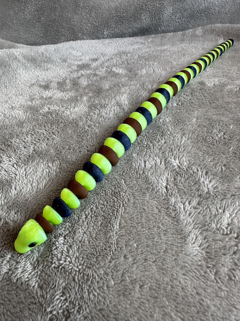 Cute Snake 3D Print Fidget Desk Toy - Etsy