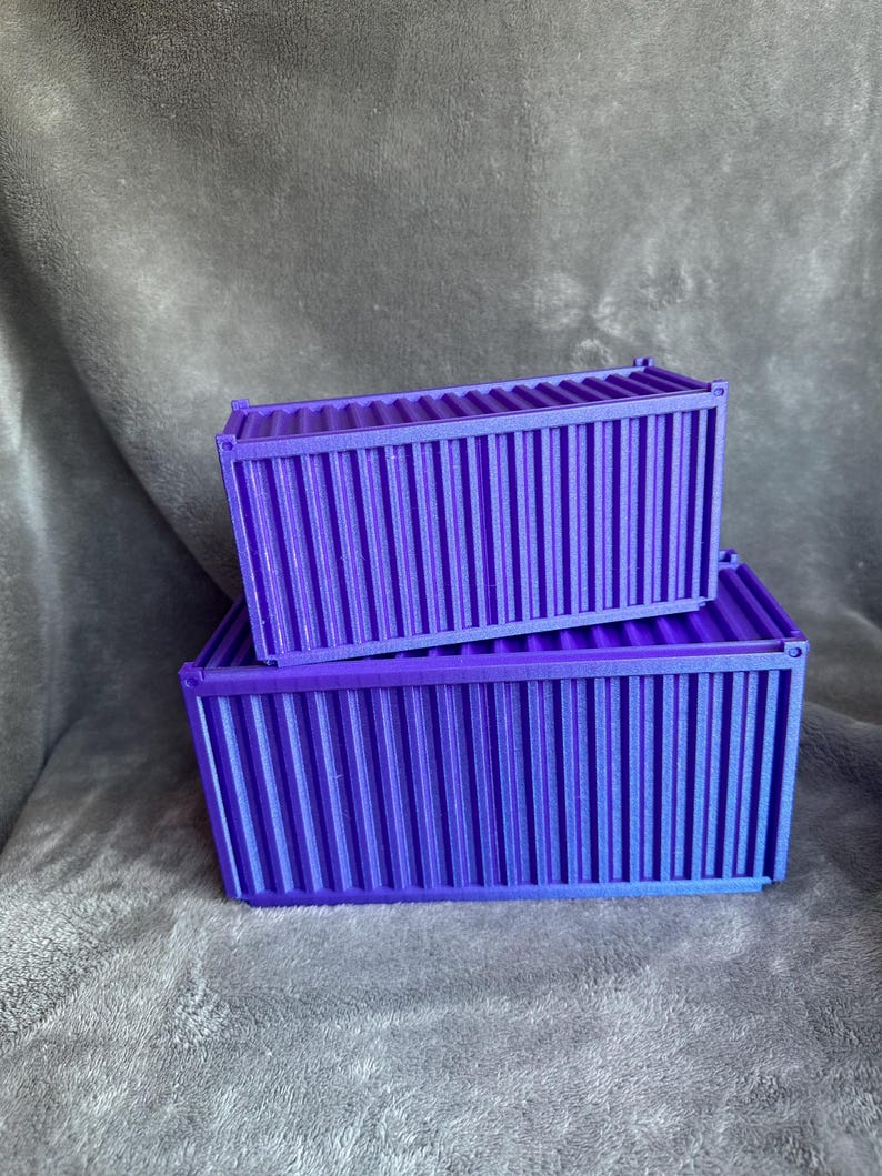 Shipping Container 3D Print Storage Box - Etsy