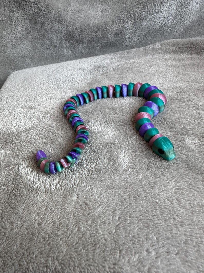 Cute Snake 3D Print Fidget Desk Toy - Etsy