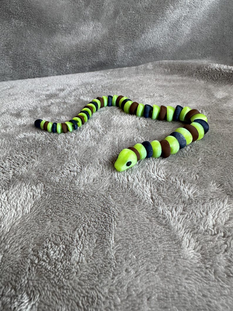 Cute Snake 3D Print Fidget Desk Toy - Etsy