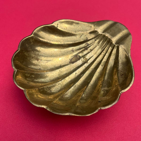Brass Shell Dish - Etsy