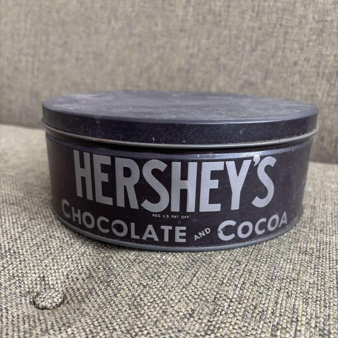 Vintage Hershey's Chocolate and Cocoa Tin - Primitive Rustic Kitchen ...
