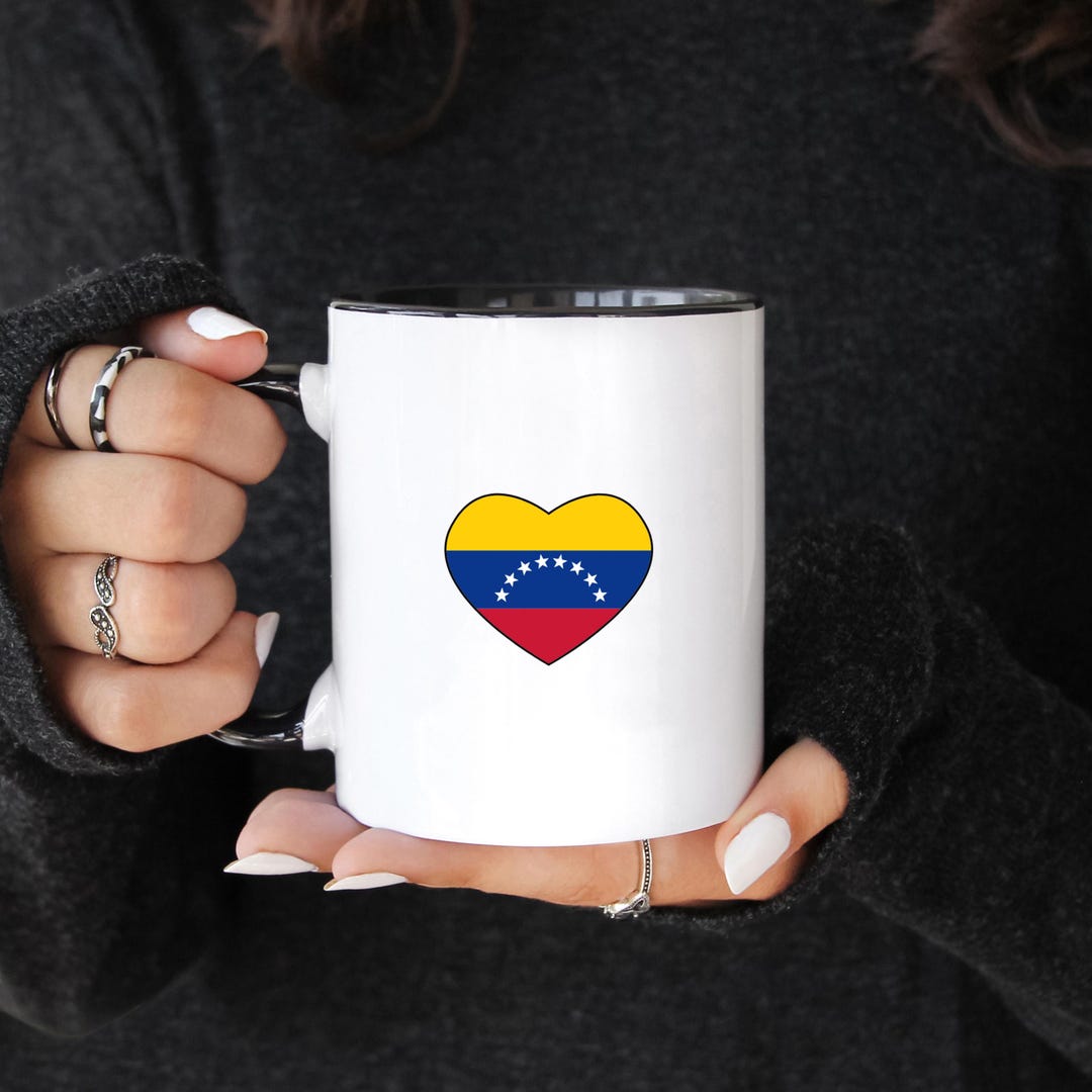 Venezuelan Coffee Cup, Venezuelan Flag, Venezuelan Decor,venezuela Gift ...