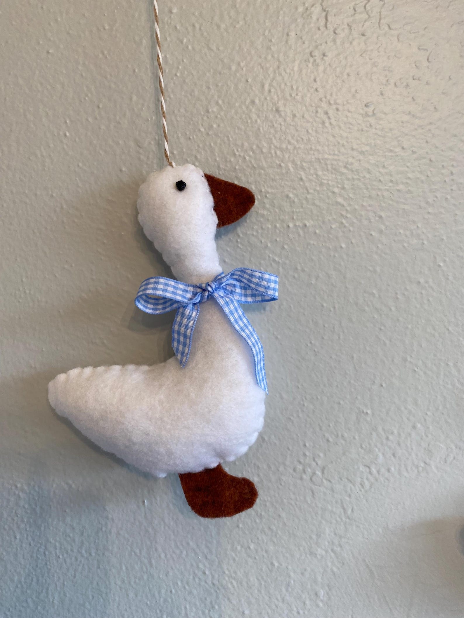 Felted Goose Bow Garland - Etsy