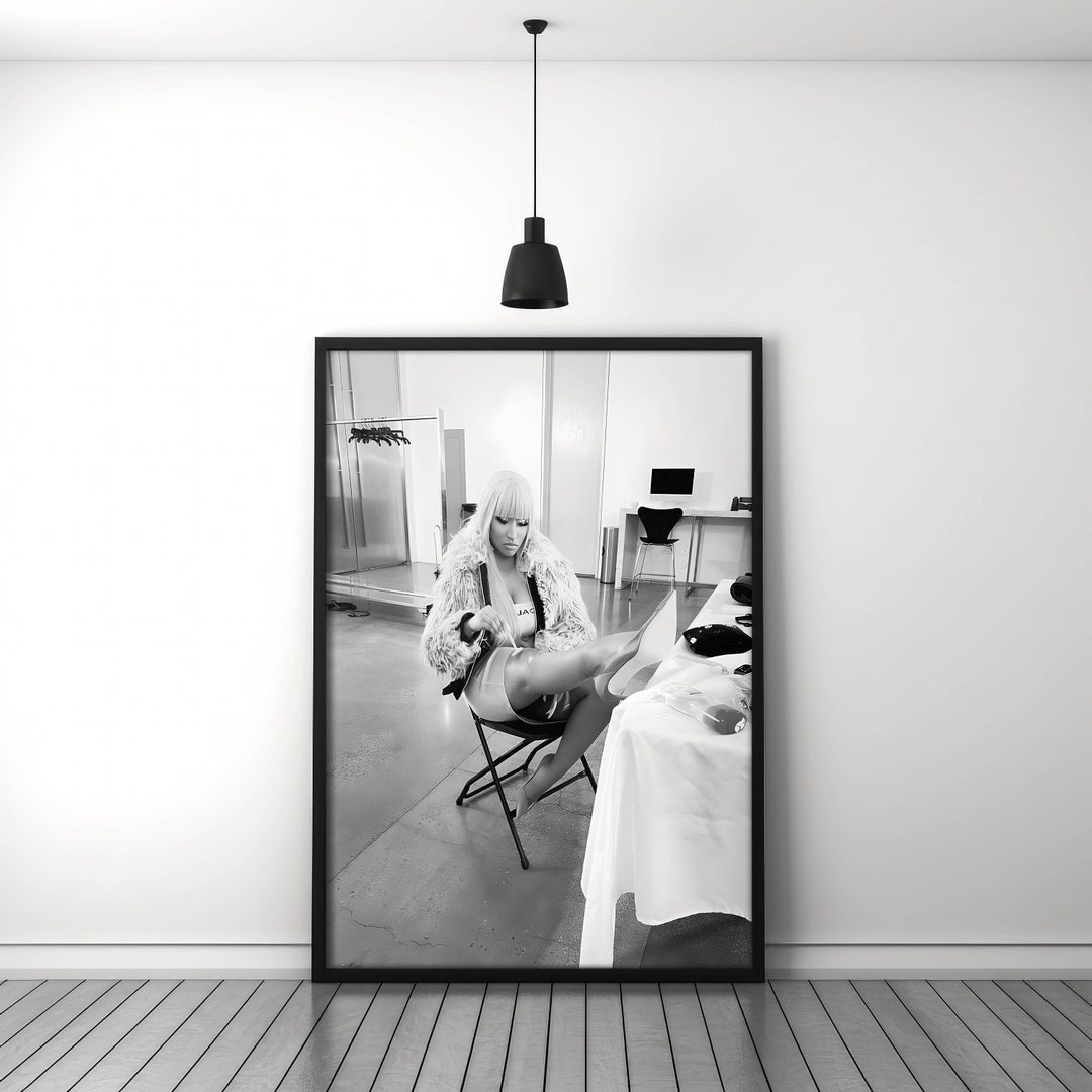 Nicki Minaj Poster Hip Hop Music Art Print, Rap Queen Wall Decor ...