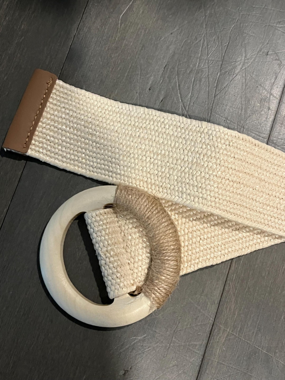 Camel Stretch Belt, Stretch Belt, Cream Party Belt, Woven Belt, Cream ...