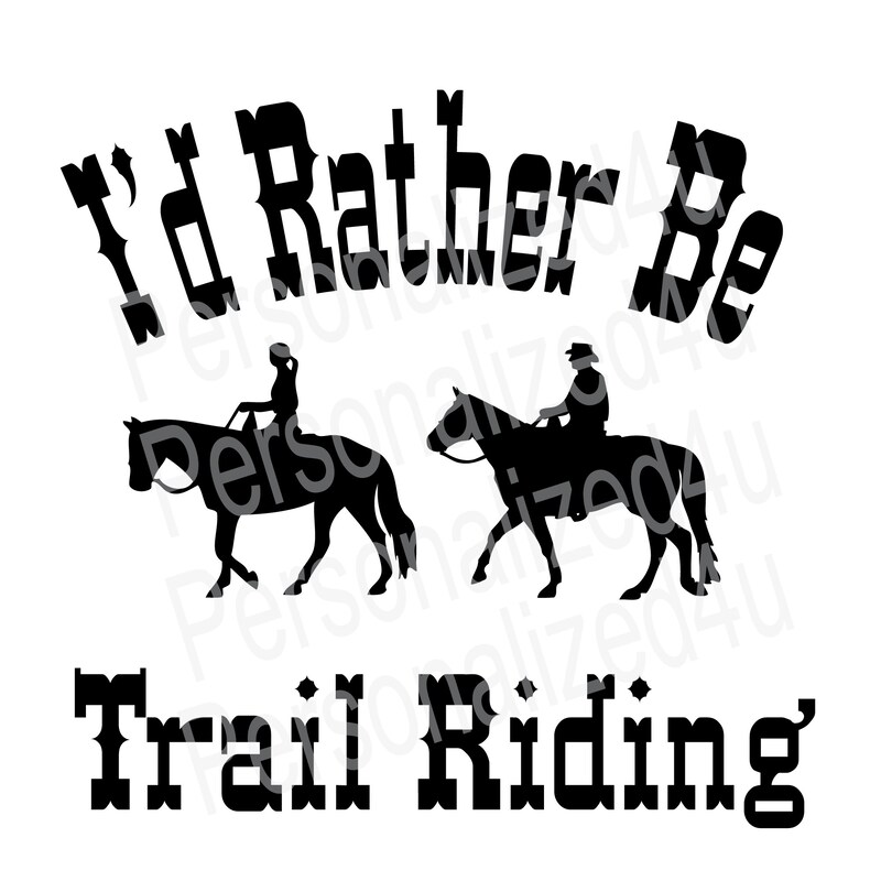 Horse Trail Ride Svg - Etsy