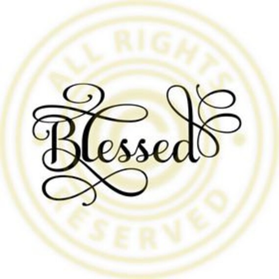 Blessed SVG | Etsy