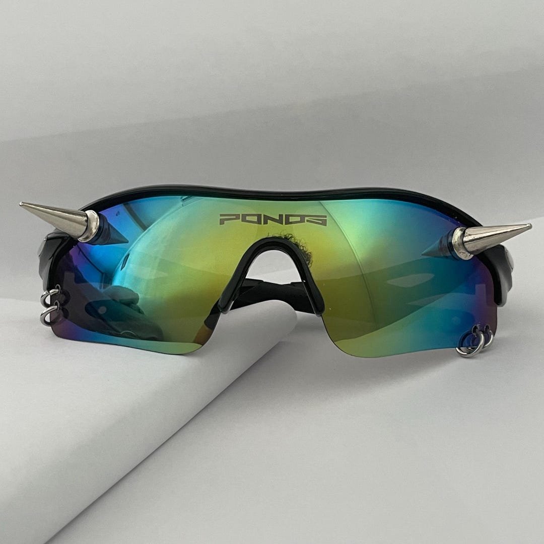 Custom Speed Glasses With Spikes for Techno Party - Etsy