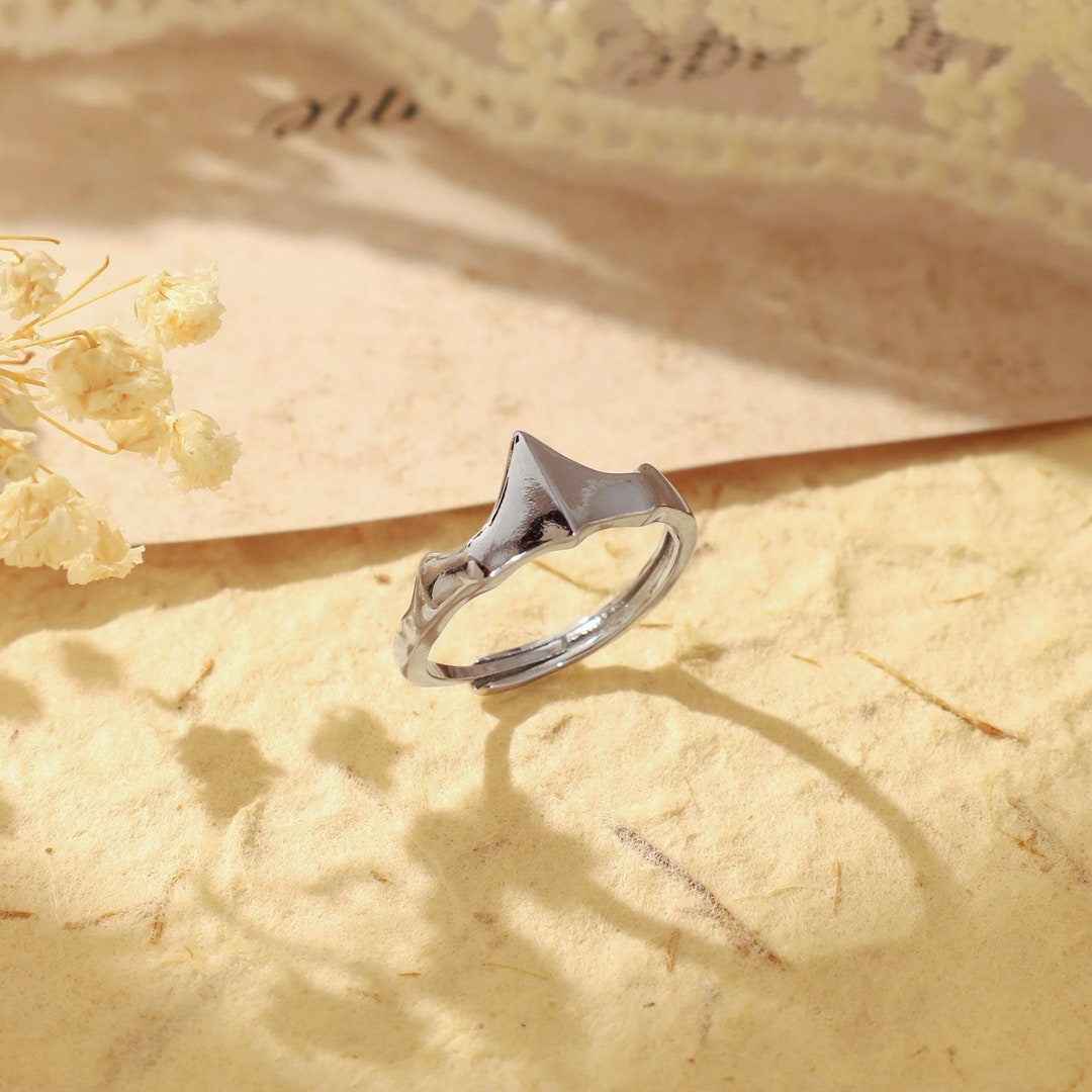 Mermaid Wedding Crown Ring,princess Crown Ring,cartoon Jewelry ...