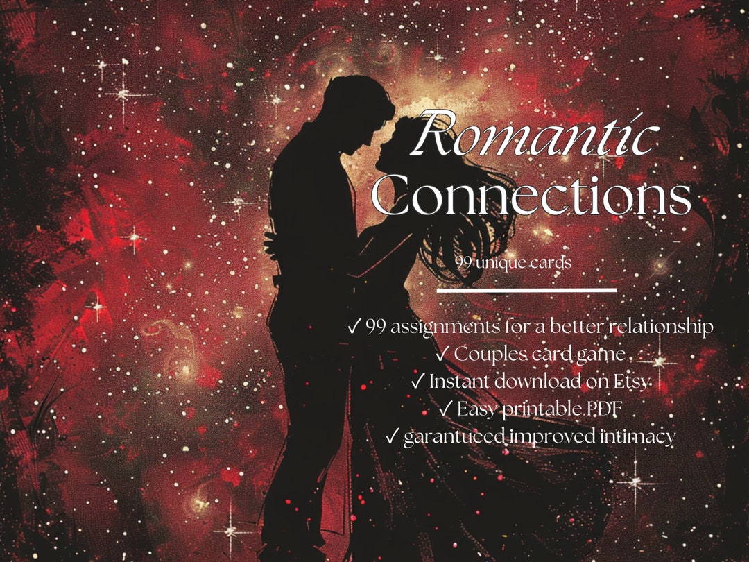 Romantic Connections Card Game for Couples Enhance Romance & Deepen ...