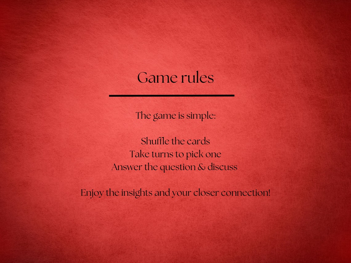 Romantic Connections Card Game for Couples Enhance Romance & Deepen ...