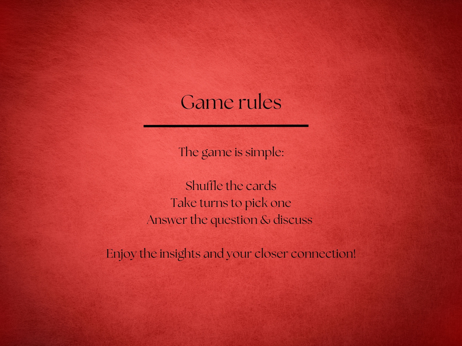 Romantic Connections Card Game for Couples Enhance Romance & Deepen ...