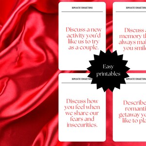 Romantic Connections Card Game for Couples Enhance Romance & Deepen ...