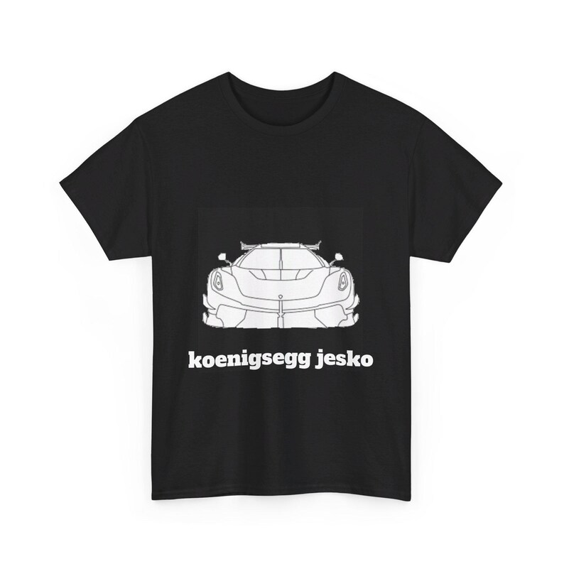 Koenigsegg Jesko Outline Unisex Heavy Cotton Tee - Etsy