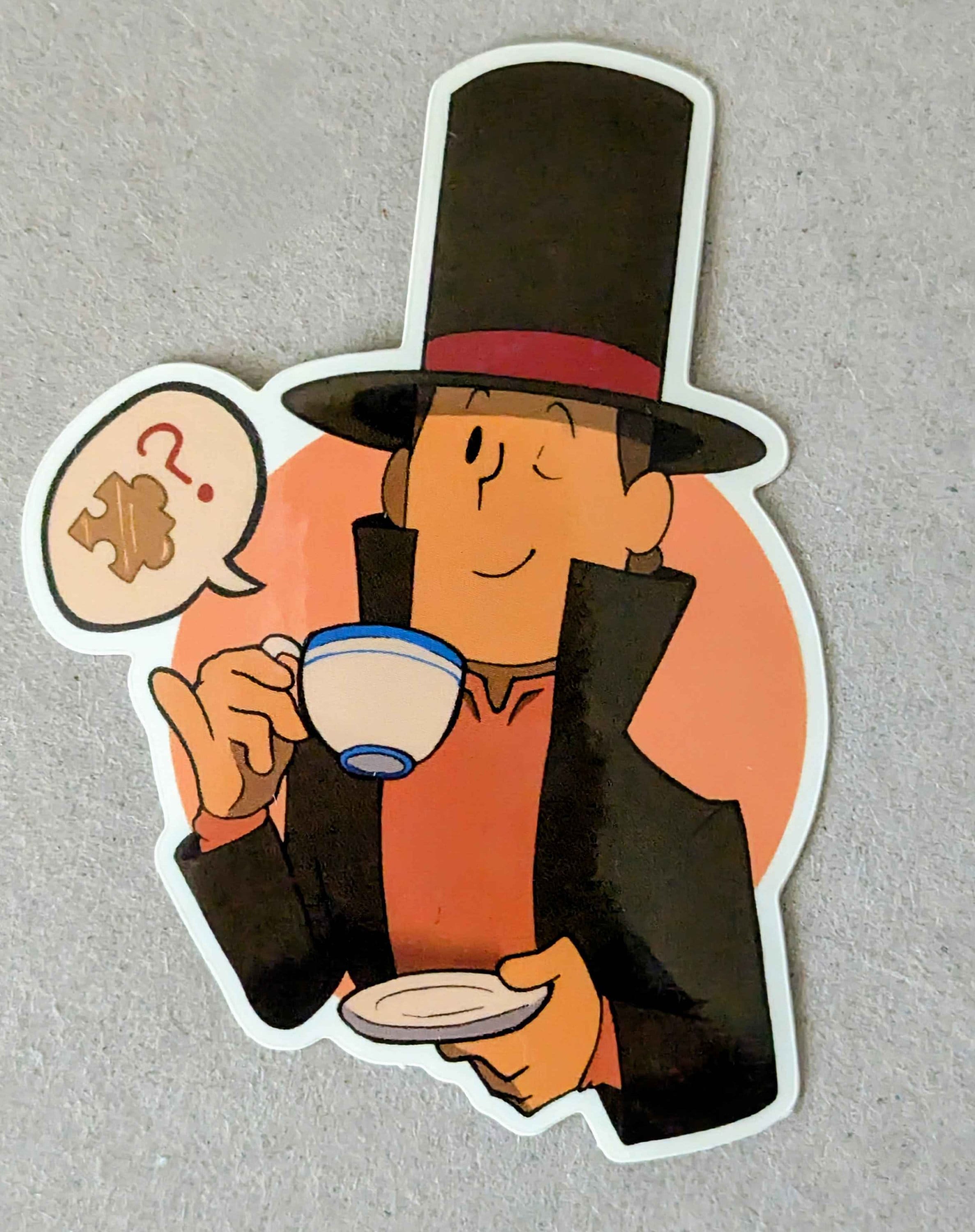 Professor Layton Character Stickers - Etsy