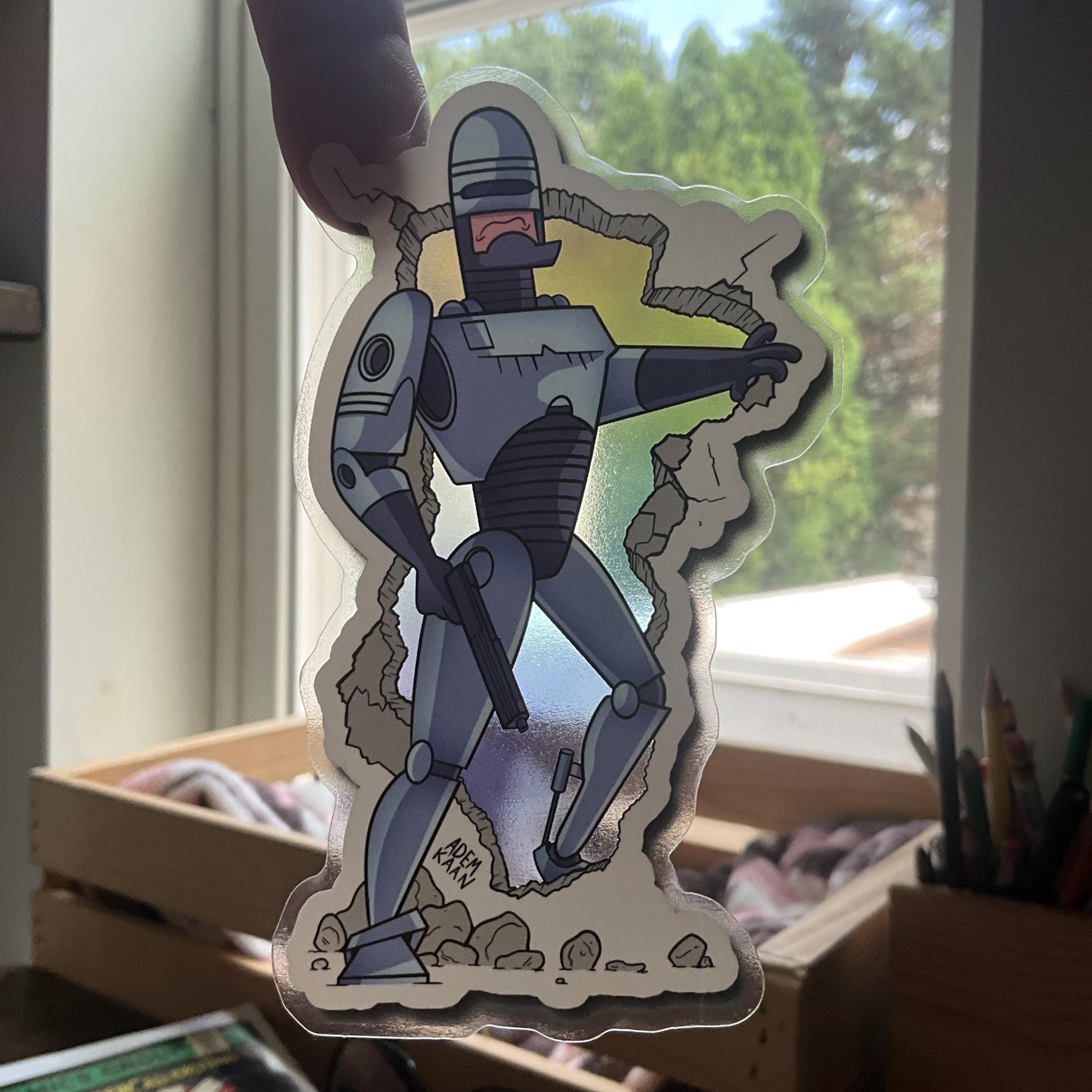 Robocop Sticker - Die Cut Sticker - Etsy