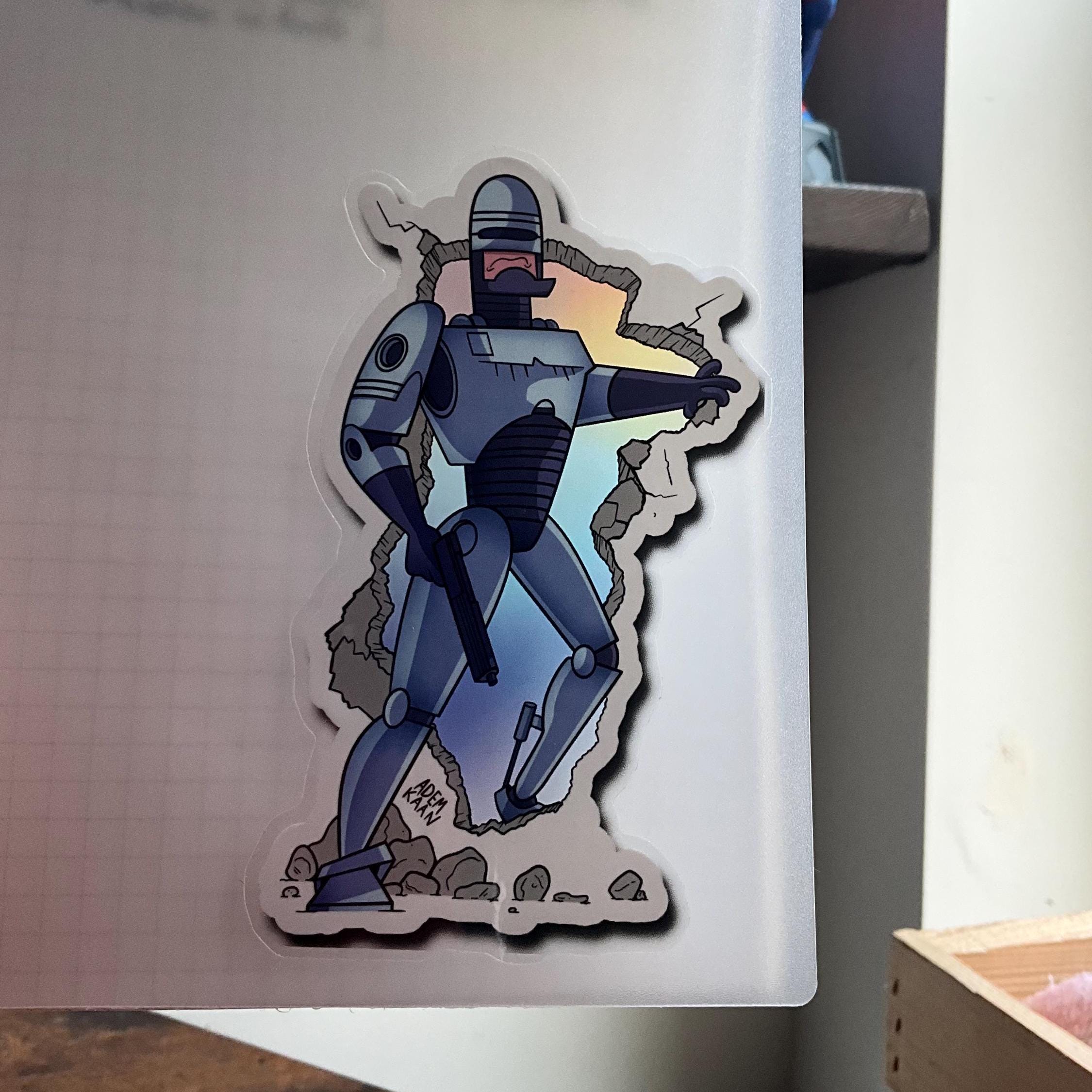 Robocop Sticker - Die Cut Sticker - Etsy