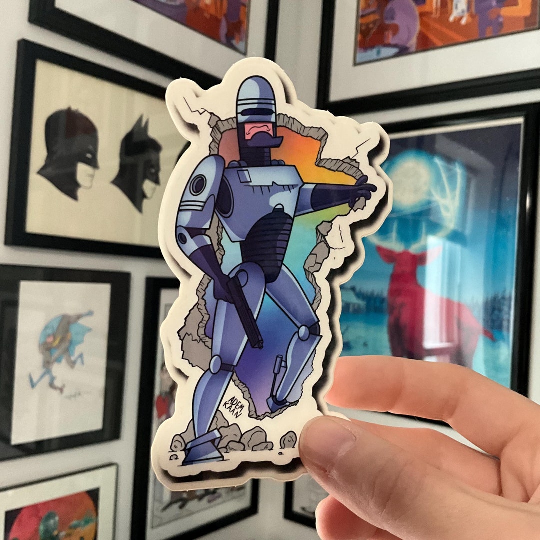 Robocop Sticker - Die Cut Sticker - Etsy