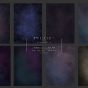Twilight Floral Clip Art & Pattern Graphics Collection - Commercial Use ...