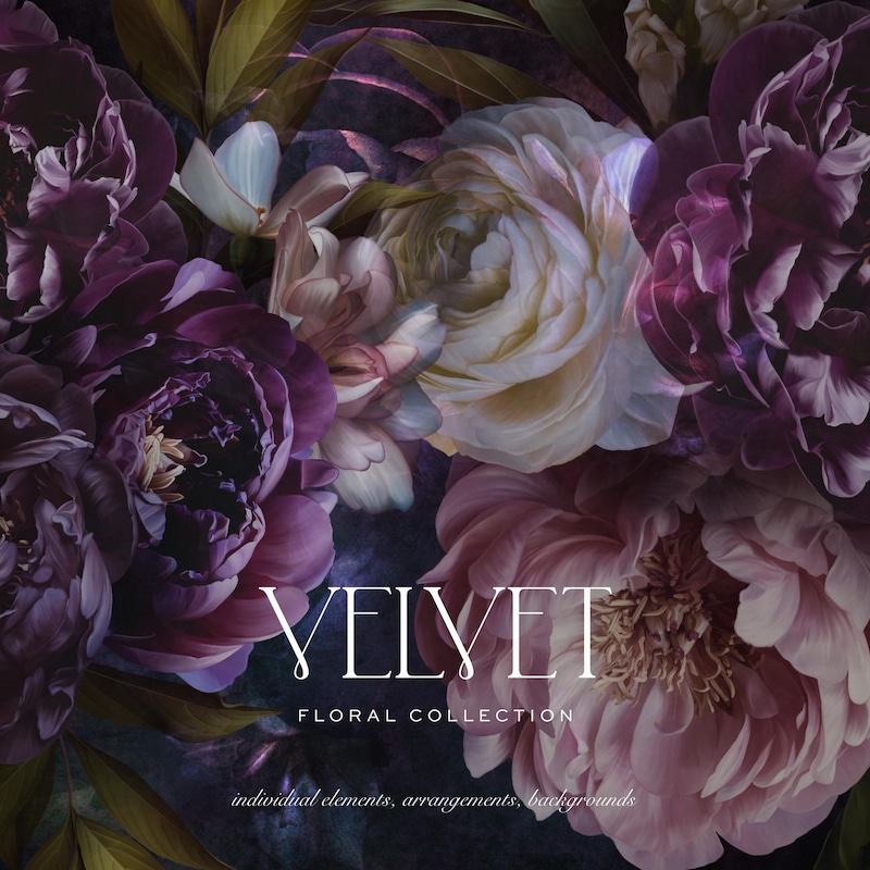 Purple Moody Canvas - Etsy