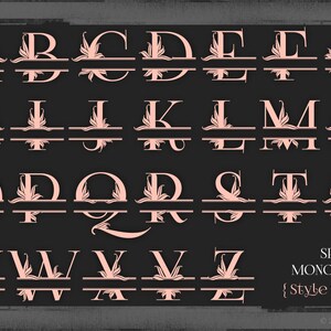 Split Monograms Vector Toolkit Graphics Clip Art - Commercial Use - Etsy