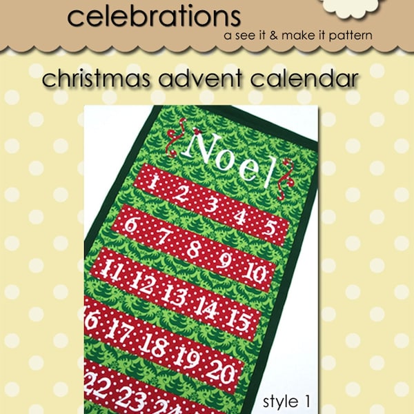 Felt Advent Calendar - Etsy