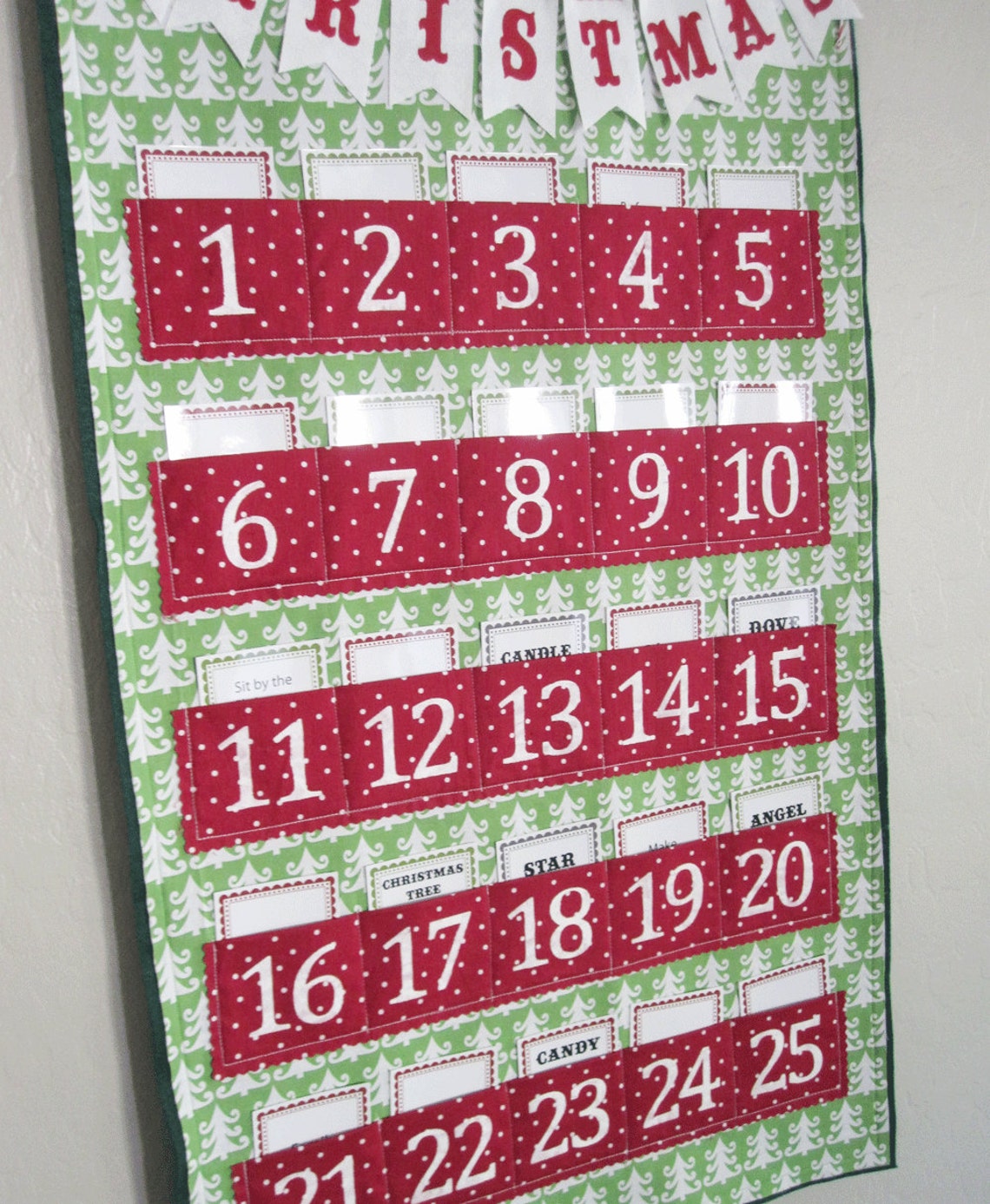 Christmas Advent Countdown Cards PDF/JPEG PRINTABLES - Etsy