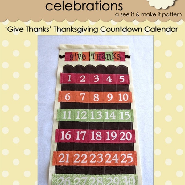 Christmas Countdown Calendar - Etsy