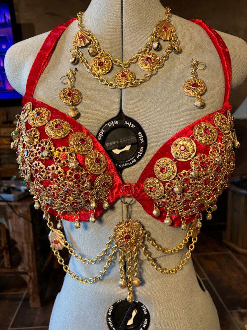 Belly Dance Bra- a CUSTOM LISTING - Etsy