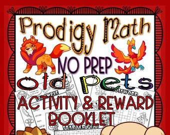 NO PREP Prodigy Math Ultimate Member Pets Activity & Reward Resource - Etsy